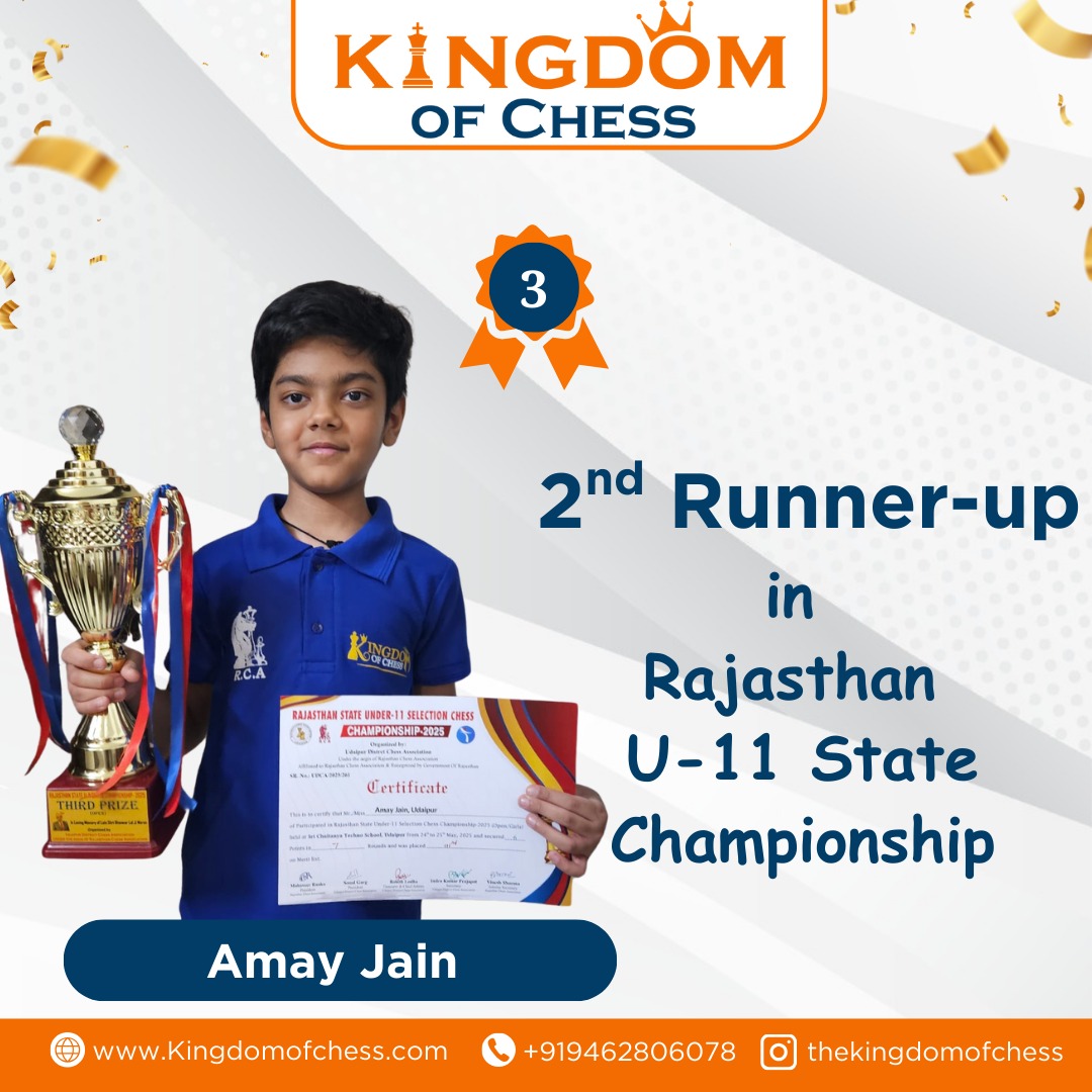 Kingdom of Chess Students Dominate Rajasthan State Chess Championships ...