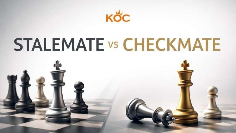 Difference Between Stalemate and Checkmate in Chess